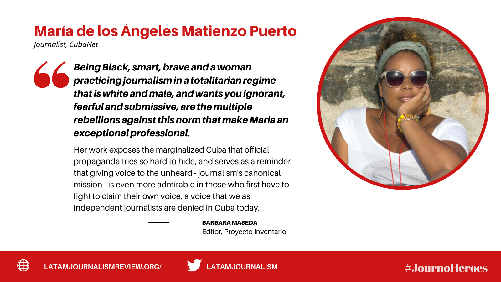 See which brave Latin American journalists were named as #JournoHeroes