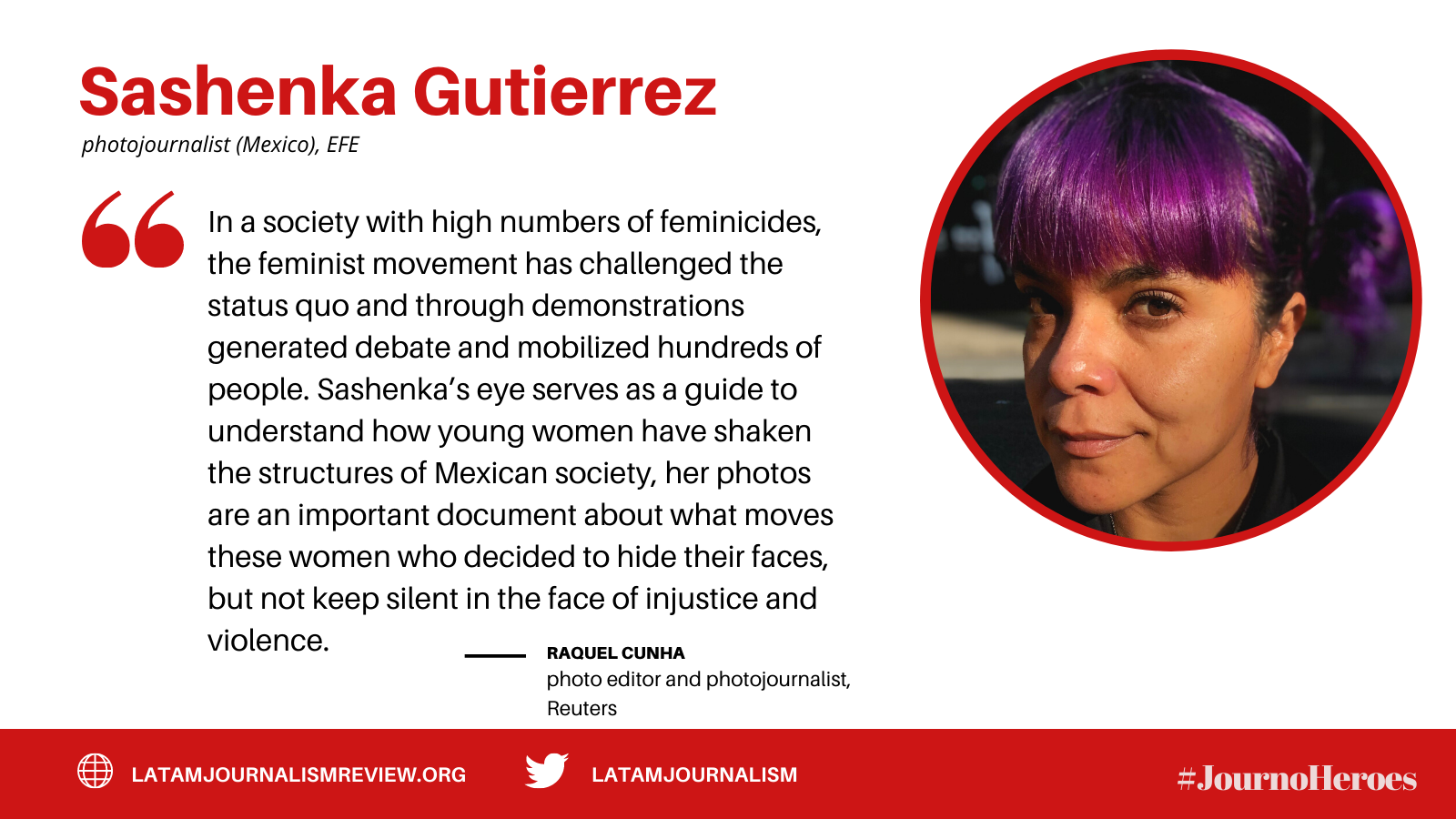 See which brave Latin American journalists were named as #JournoHeroes