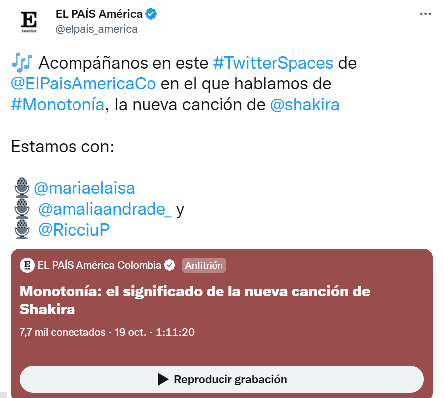 Medios latinoamericanos usan Twitter Spaces como parte de su estrategia ...